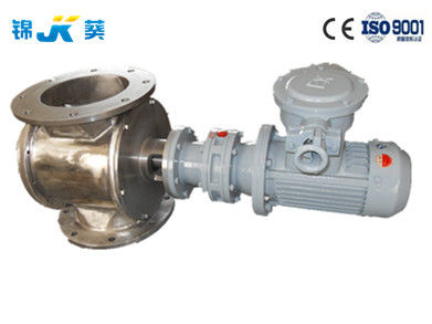 Carbon Steel Pneumatic Rotary Valve Large Vanes Cast Powder Handling Valves