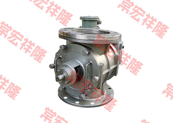 Pneumatic Rotary Flange Type Valve Custom Electric Stainless Steel ...