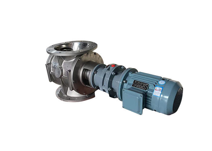 Potato Powder Transport Rotary Feeder Valve With Electric Motor Drive ...