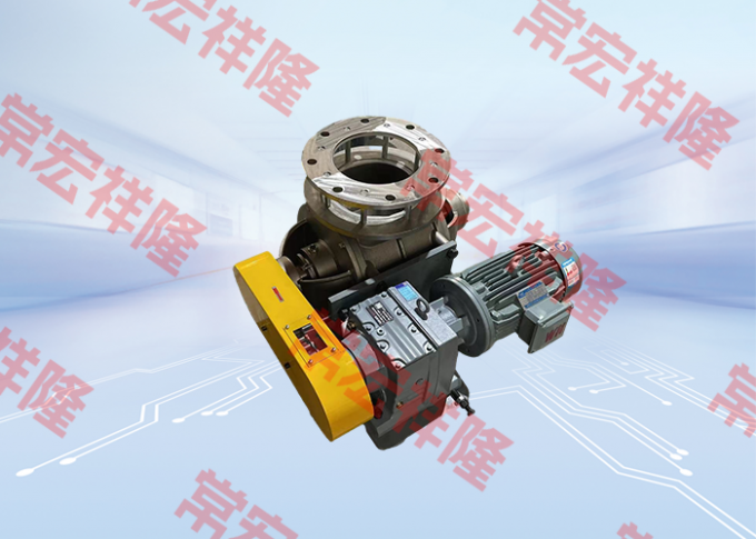 Stainless Steel Dispenser Rotary Powder Handling Valves Pneumatic